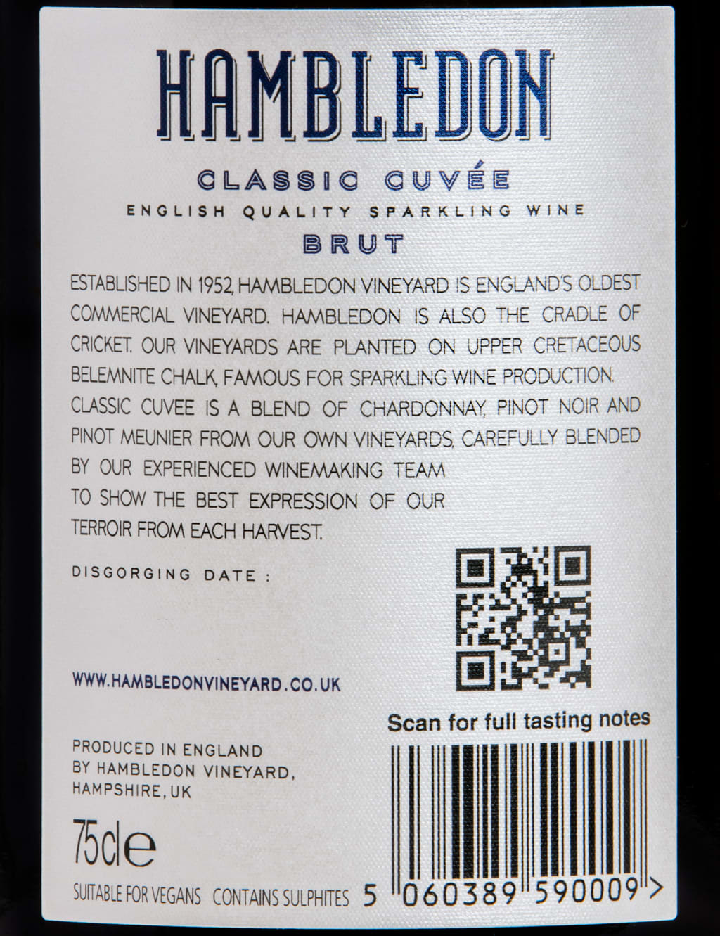 Hambledon Classic Cuvée Brut - Single Bottle | M&S