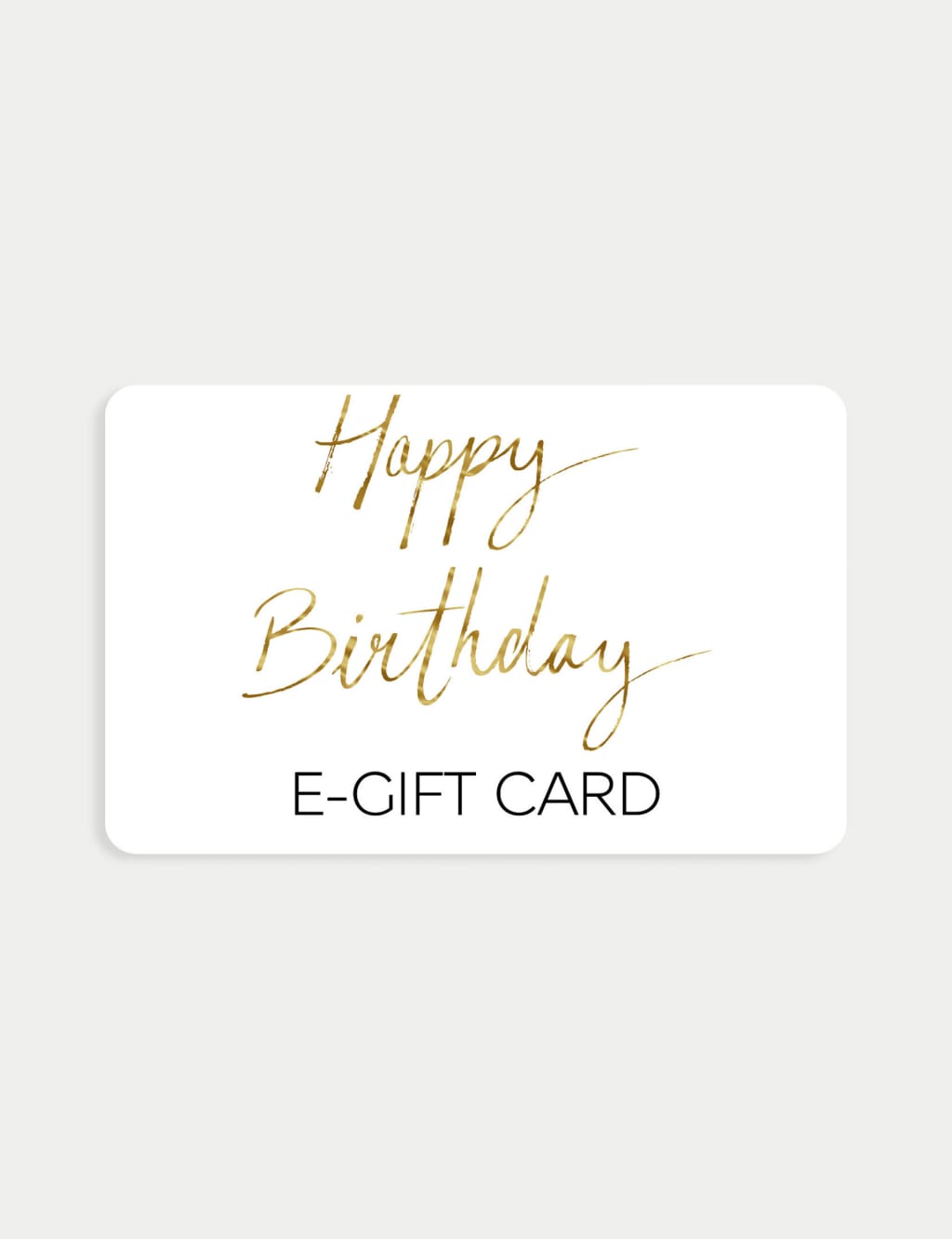 Happy Birthday Gold E-Gift Card | M&S