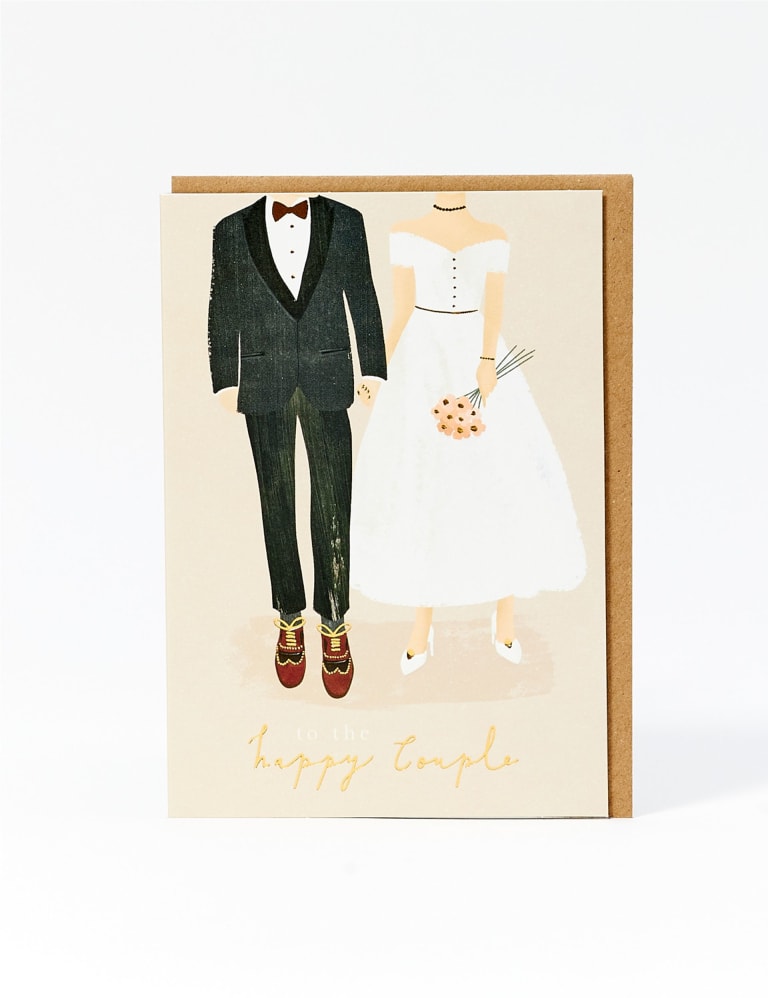 Happy Couple Wedding Card | M&S
