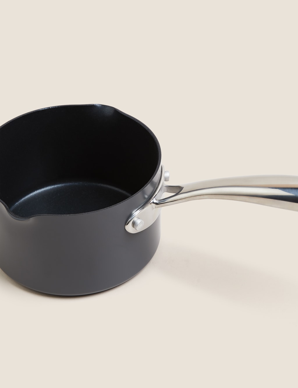 Hard Anodised 14cm Small Milk Pan | M&S chef | M&S