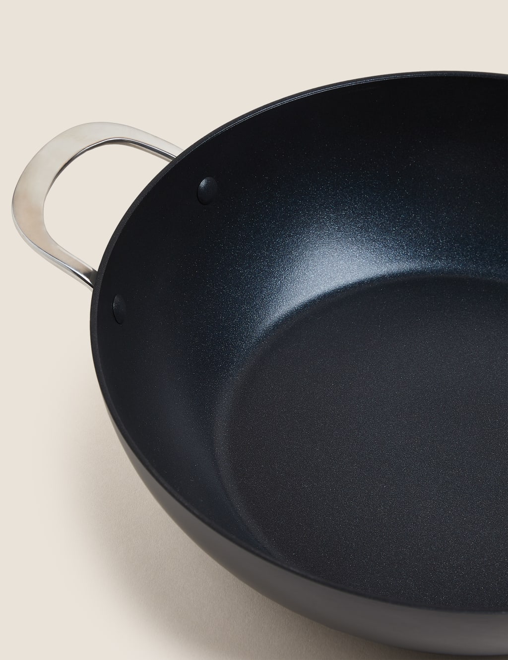 Hard Anodised 30cm Large Wok | M&S chef | M&S
