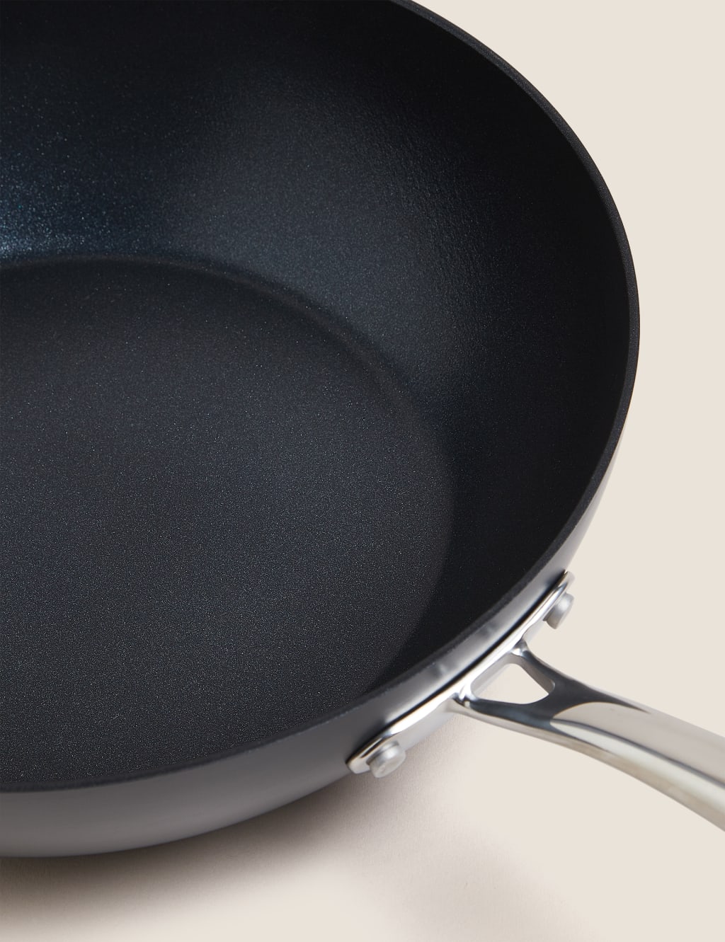 Hard Anodised 30cm Large Wok | M&S chef | M&S