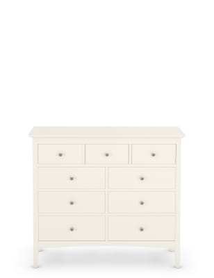 Hastings Ivory 9 Drawer Chest | M&S