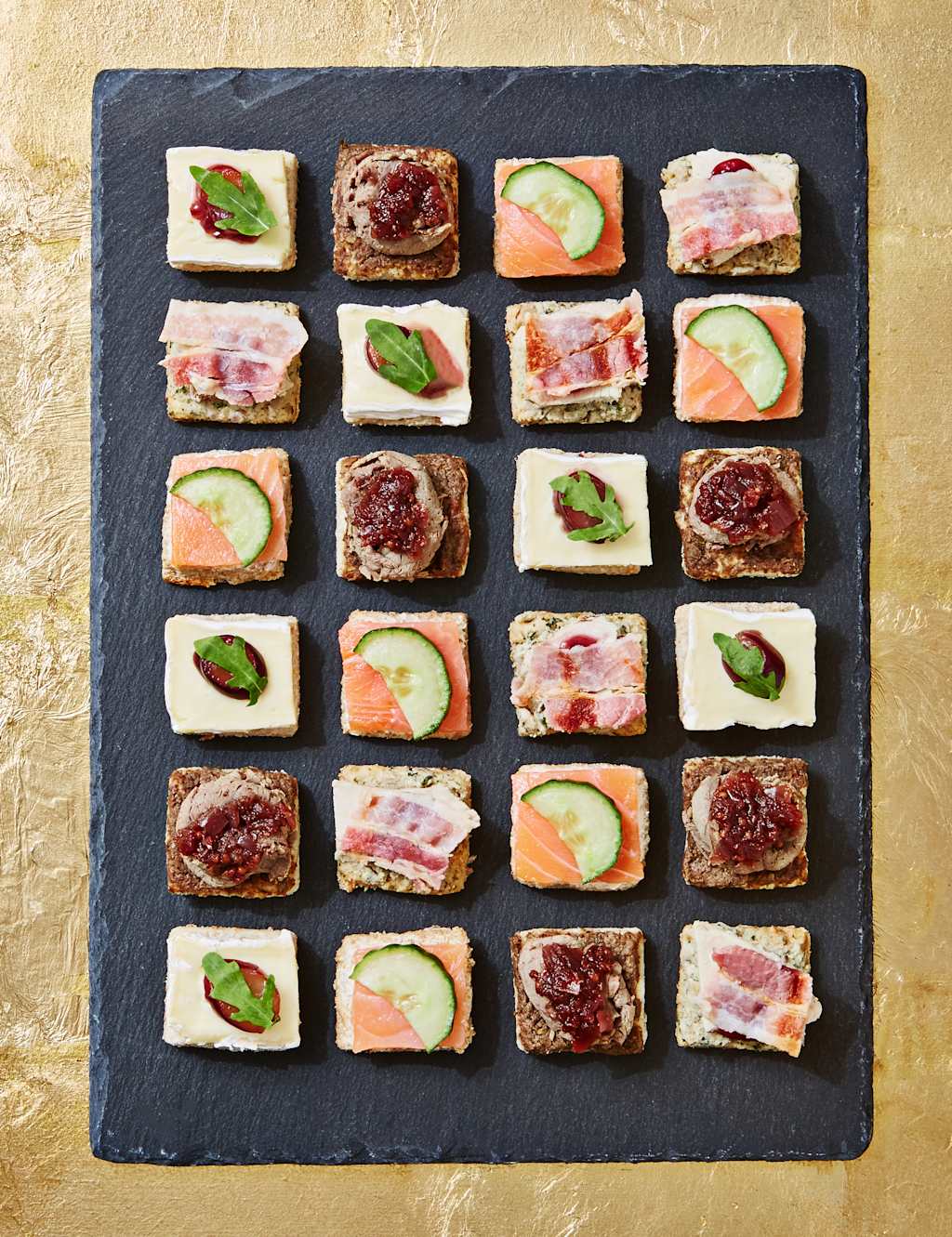 Help Shelter Christmas Mini Canape Selection (24 pieces) | M&S