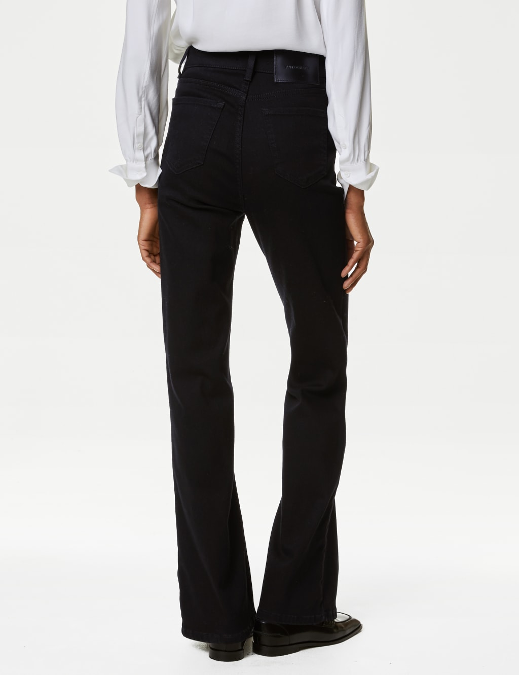 High Waisted Flared Jeans | Autograph | M&S