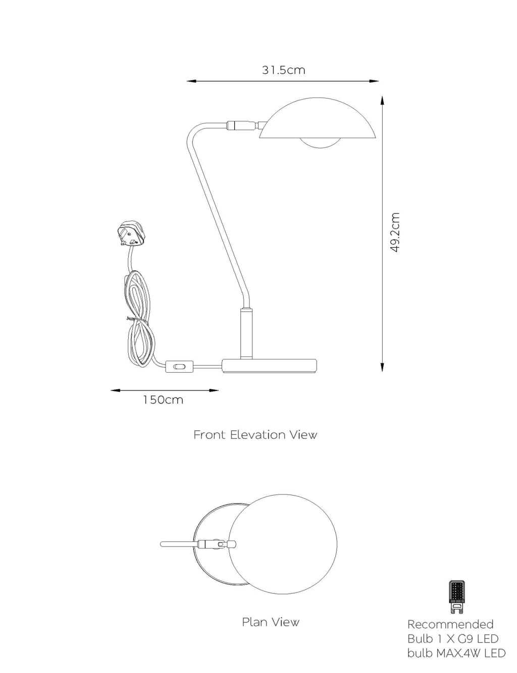 Holden Table Lamp | M&S Collection | M&S