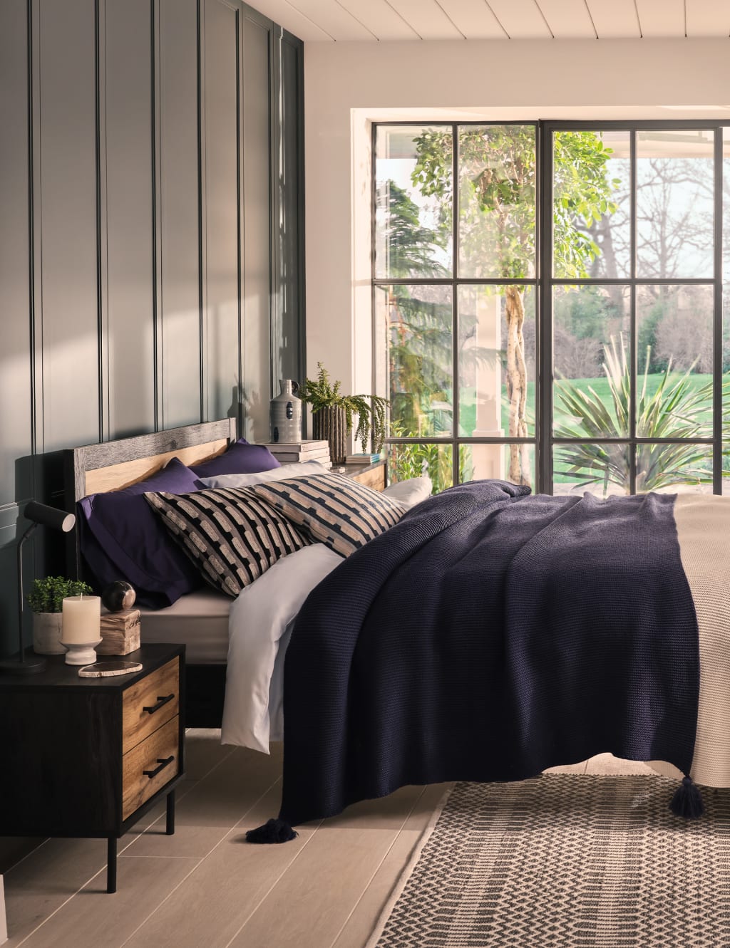 Holt 2 Drawer Bedside Table | M&S