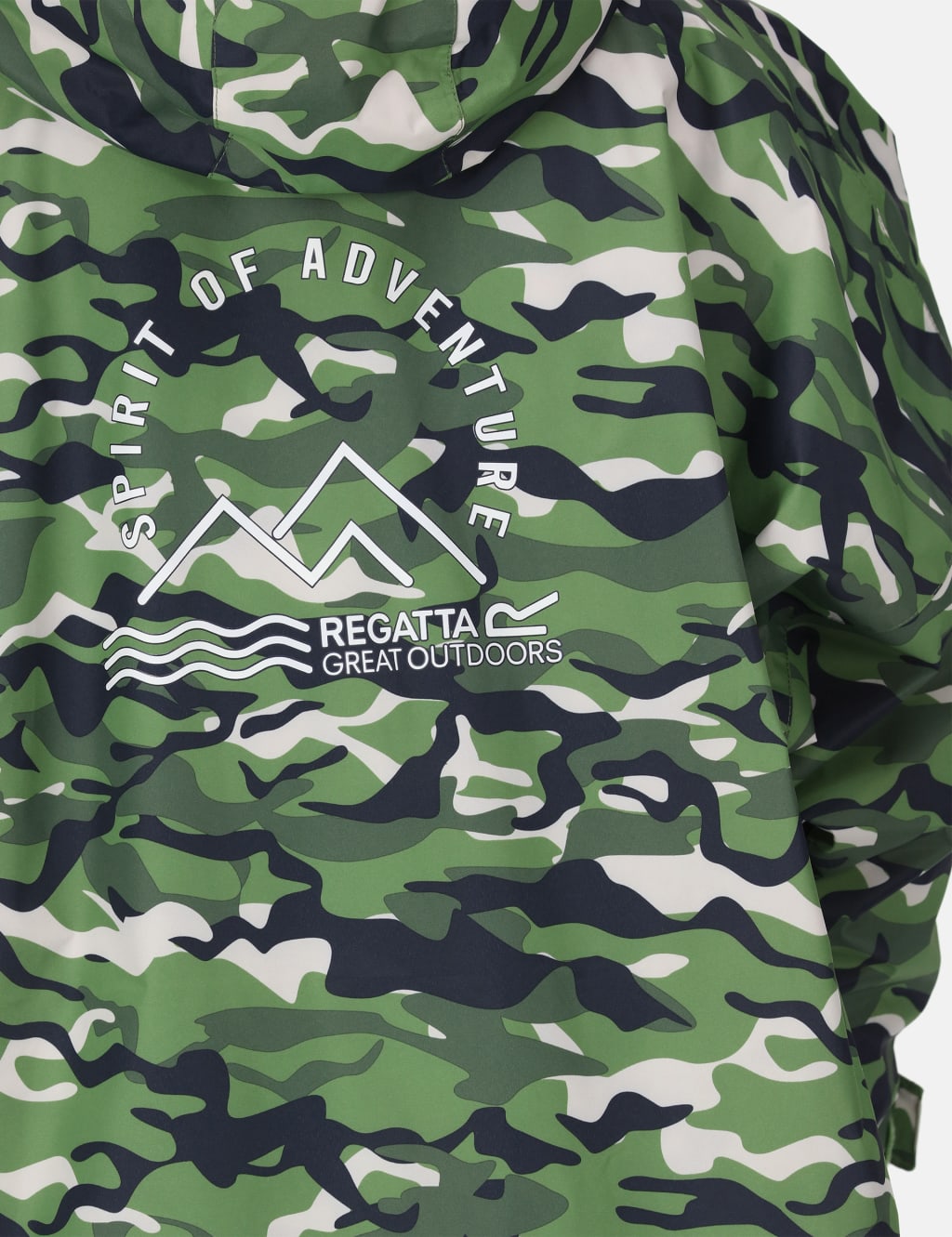Hooded Borg Lined Camouflage Drying Robe (5-13 Yrs) | Regatta | M&S