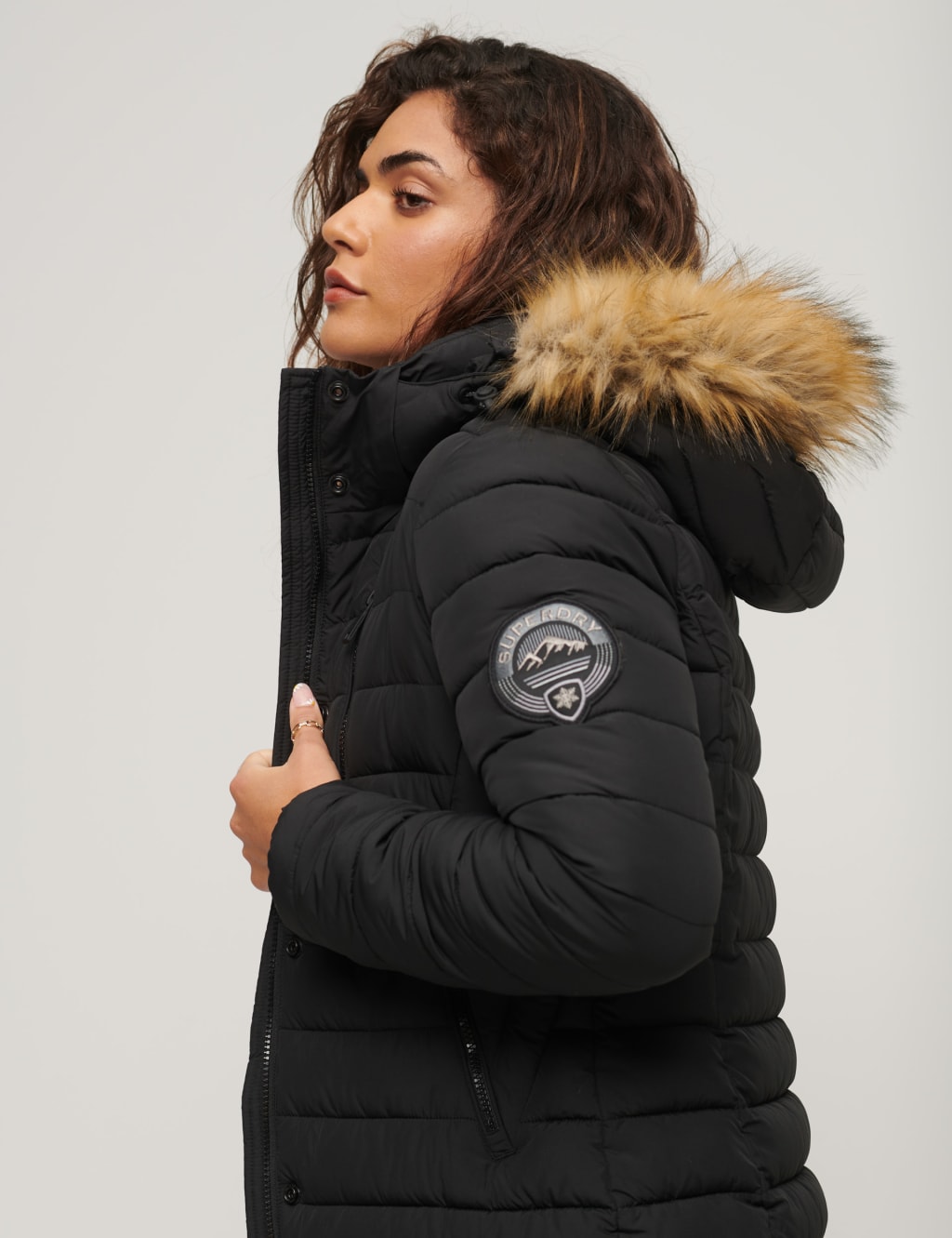 Hooded Puffer Coat | Superdry | M&S