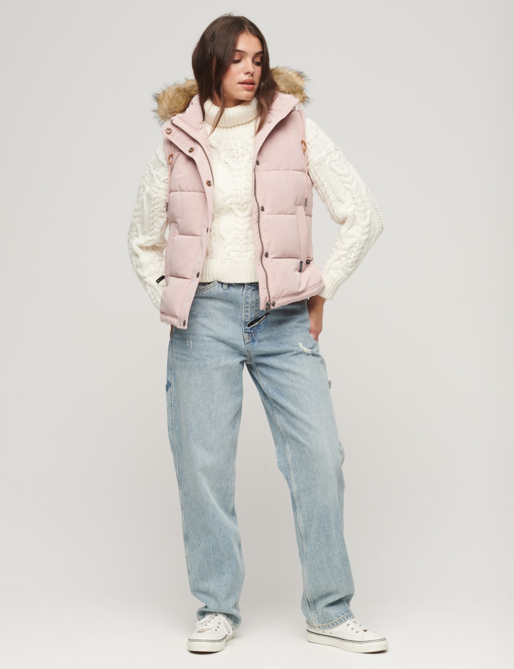 Hooded Puffer Gilet | Superdry | M&S