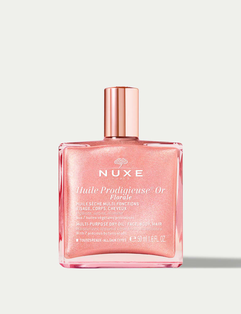 Huile Prodigieuse Florale Gold Shimmer Multipurpose Dry Oil 50ml | NUXE | M&S