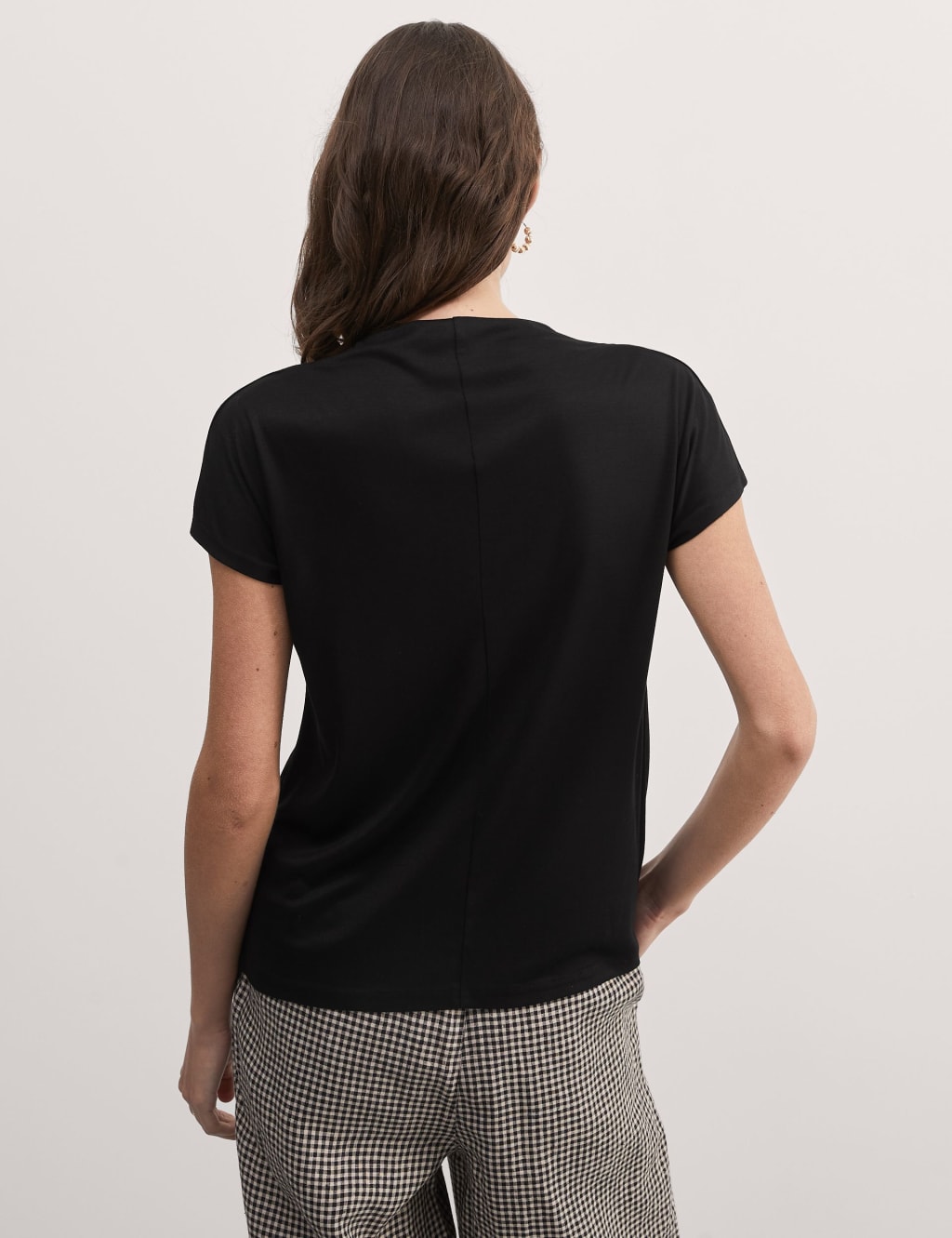 Jersey Funnel Neck Top | JAEGER | M&S