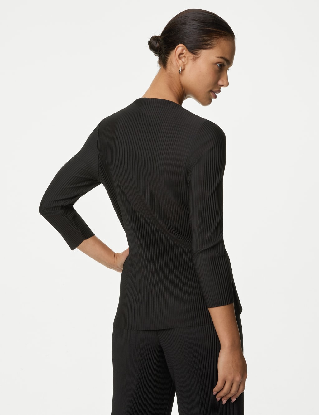 Jersey Ribbed Top | M&S Collection | M&S
