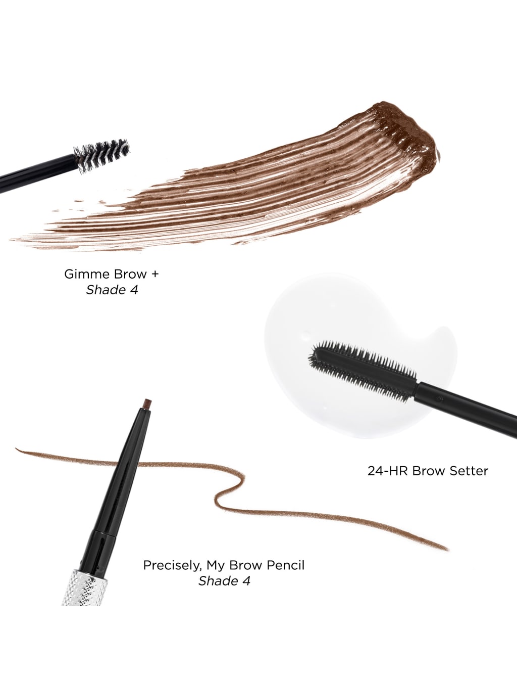 Jolly Brow Bunch Eyebrow Gels & Eyebrow Pencil Gift Set Shade 4 ...