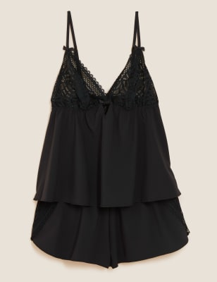 Joy Lace Non Wired Cami Set | Boutique | M&S
