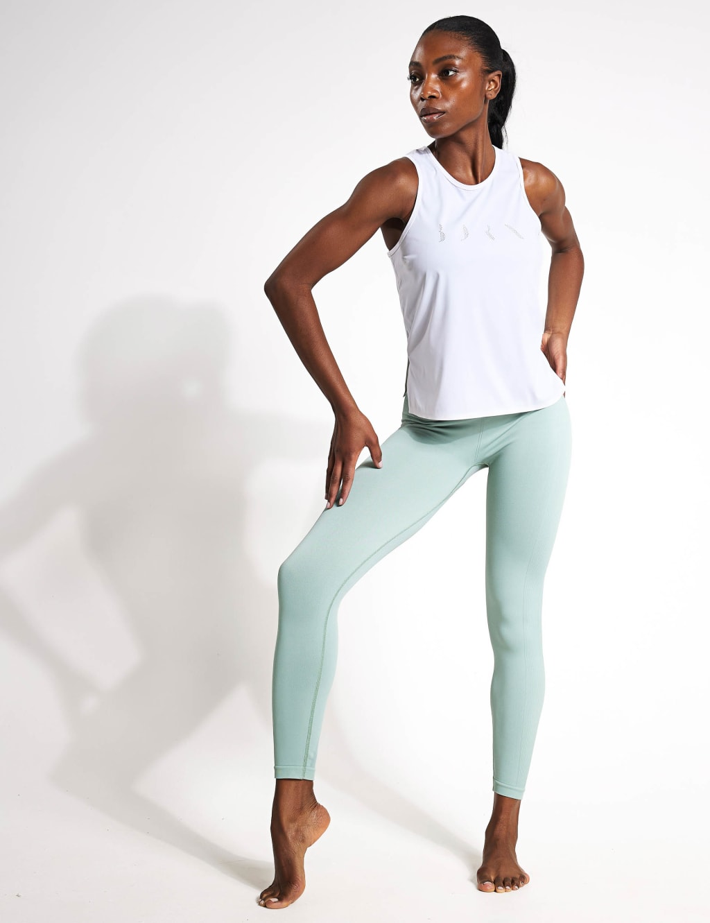 Keira Crew Neck Racer Back Vest Top | BORN | M&S