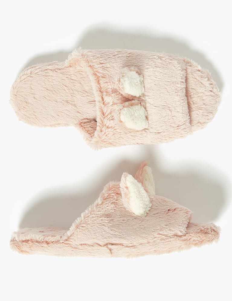 Kids' Bunny Slippers (13 Small – 6 Large) | M&S