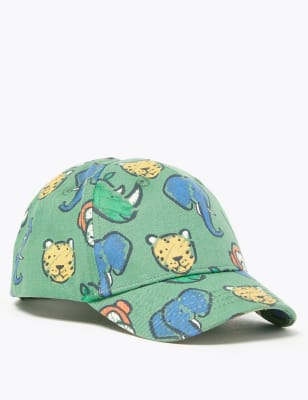 Kids' Cotton Animal Print Baseball Cap (1-6 Yrs) | M&S