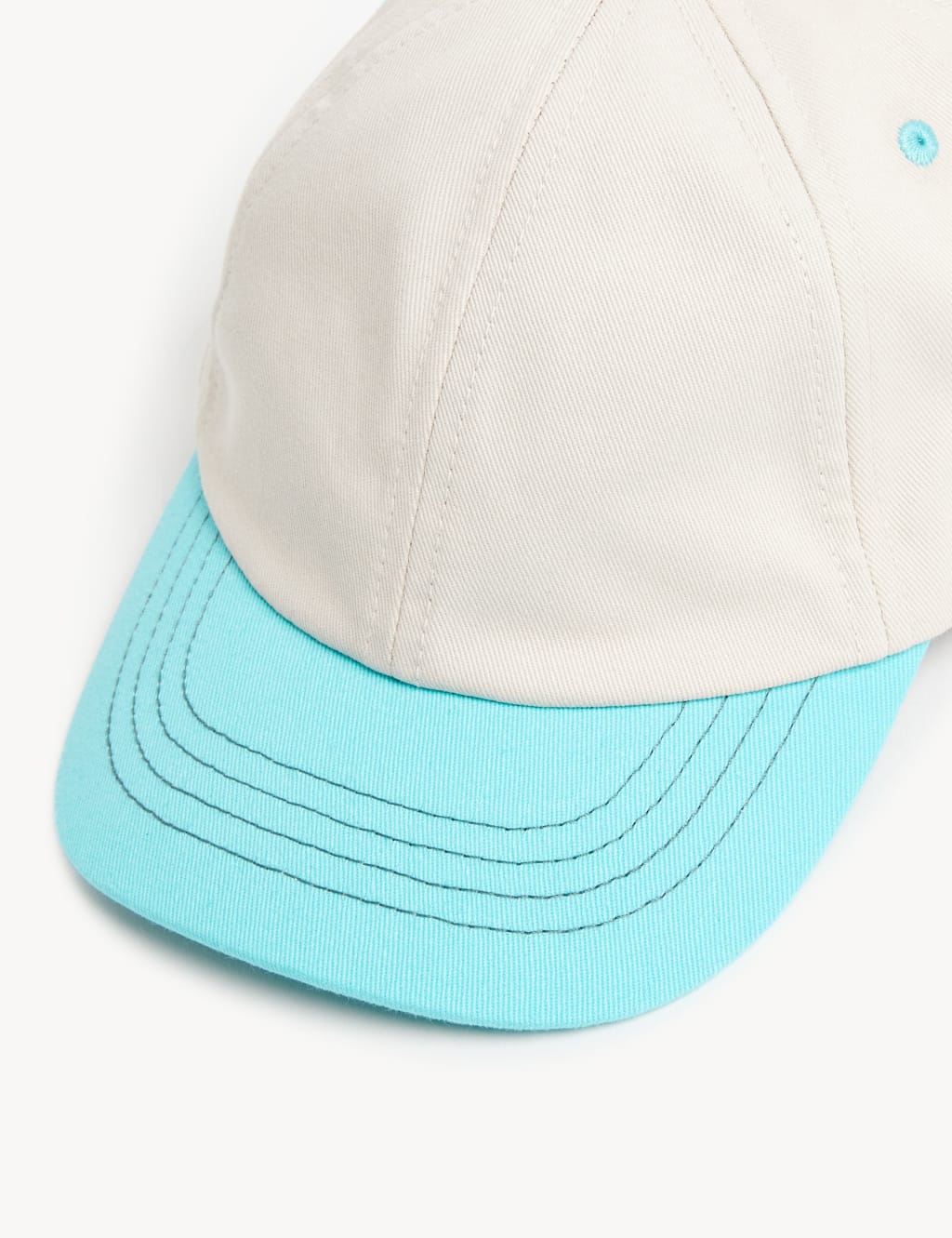 Kids' Pure Cotton Colour Block Baseball Cap (1-13 Yrs) | M&S Collection ...