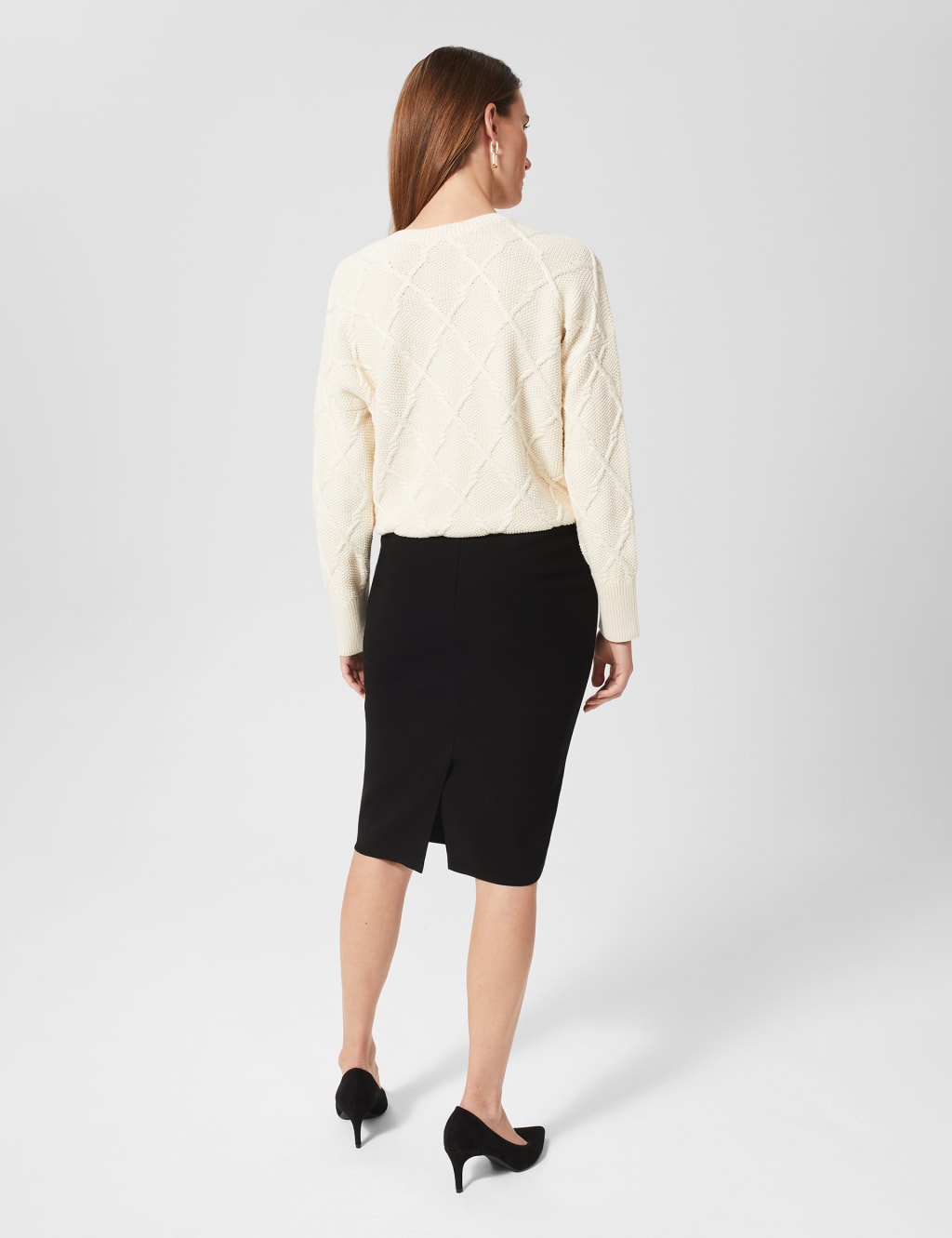 Knee Length A-Line Skirt | HOBBS | M&S