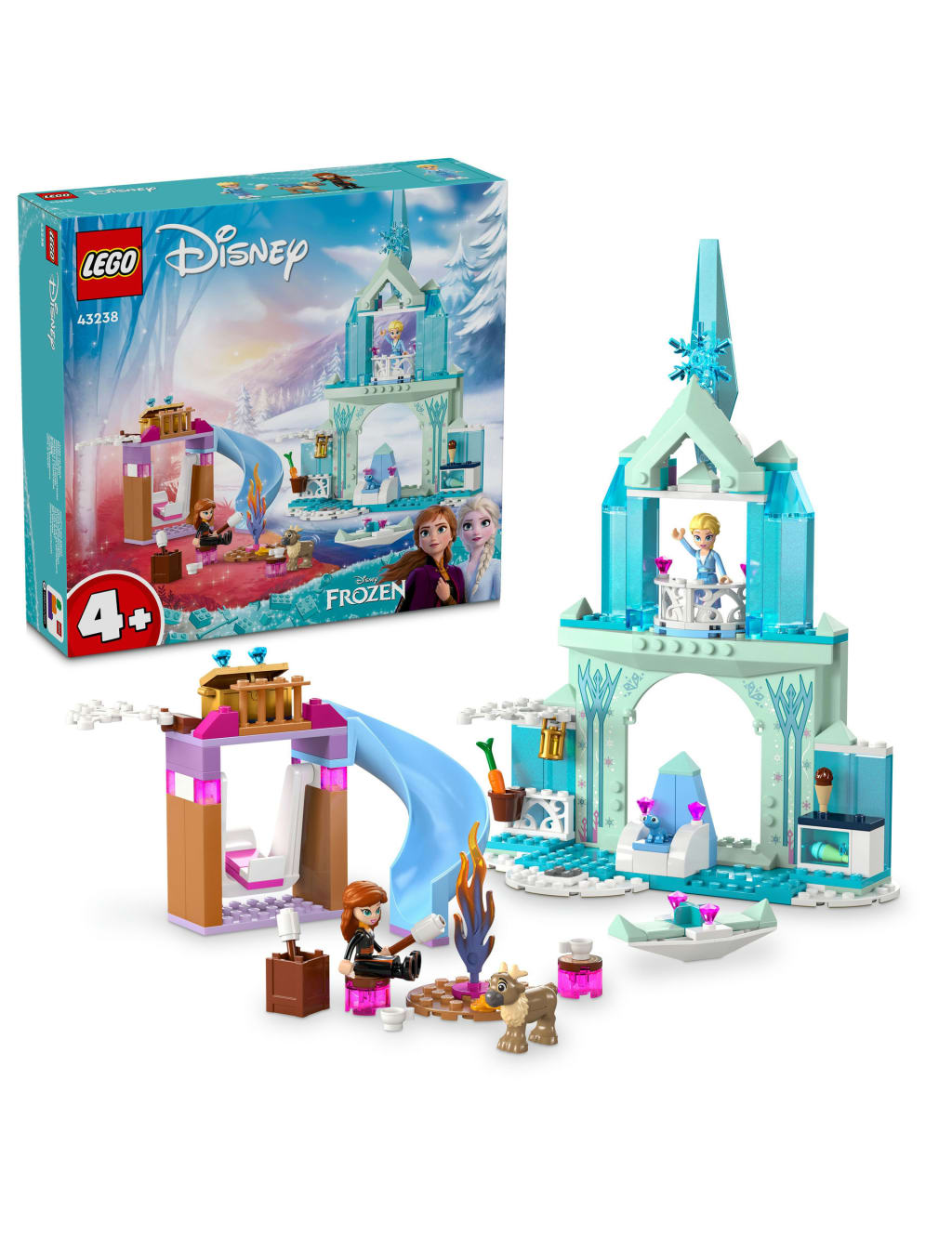 LEGO® ǀ Disney Frozen Elsa’s Frozen Castle 43238 (4+ Yrs) | Lego | M&S
