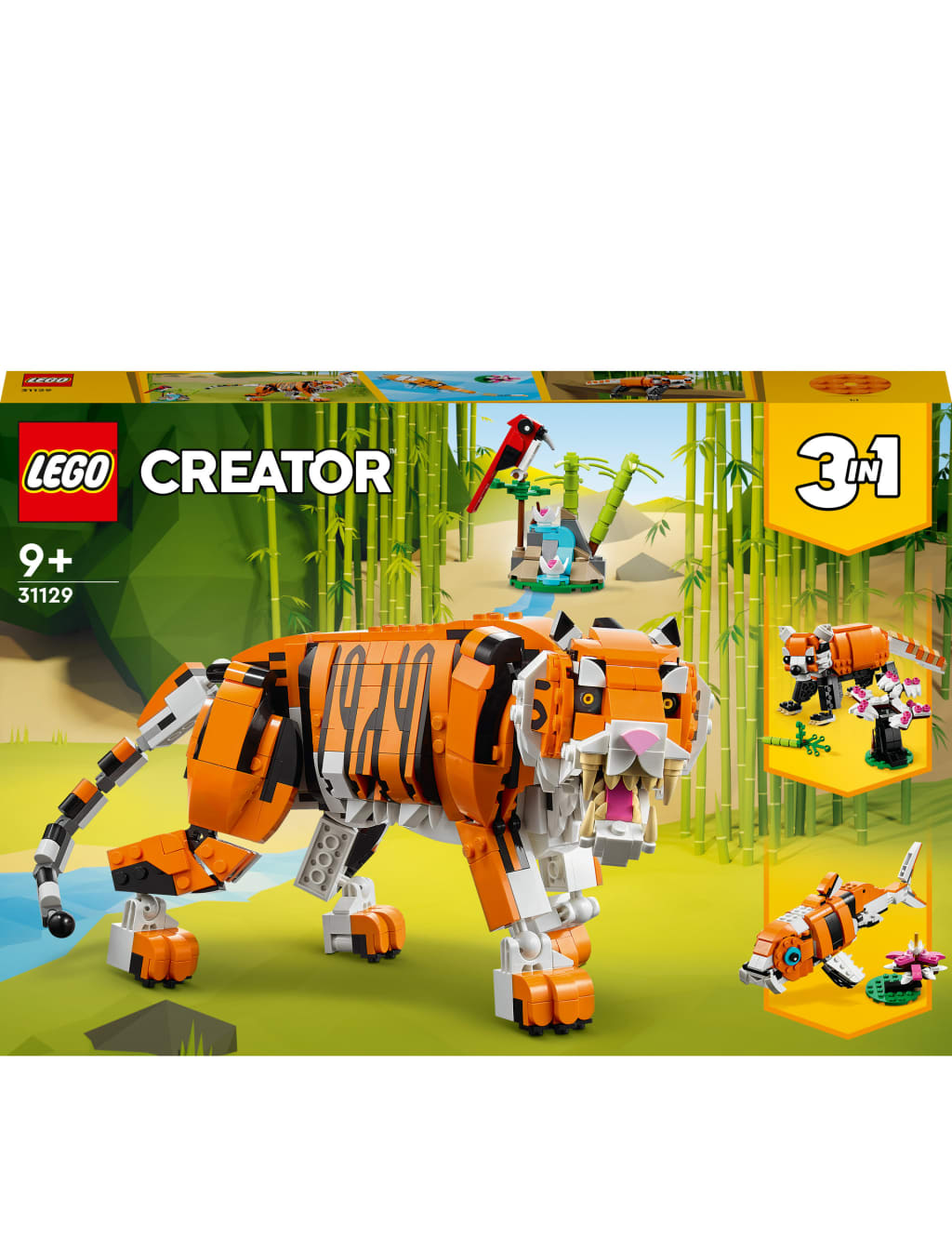 LEGO® Creator 3in1 Majestic Tiger (9+ Yrs) | Lego | M&S