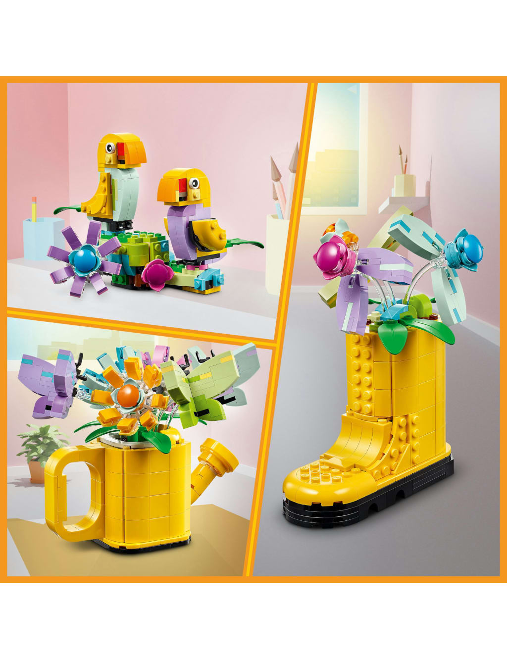 LEGO® Creator Flowers in Watering Can 3in1 Toy 31149 (8+ Yrs) | Lego | M&S