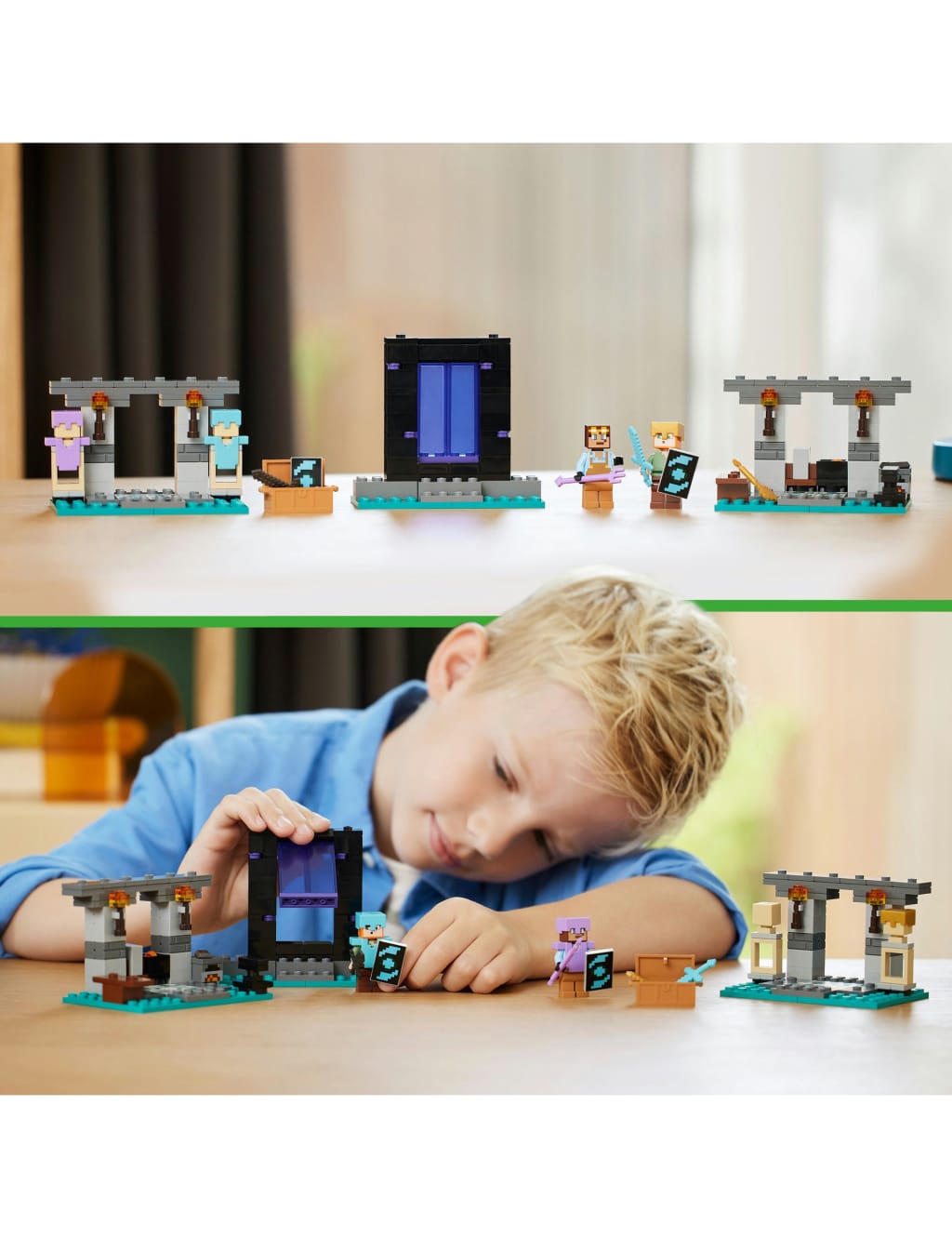 LEGO® Minecraft® The Armoury Building Adventure 21252 (7+ Yrs) | Lego | M&S