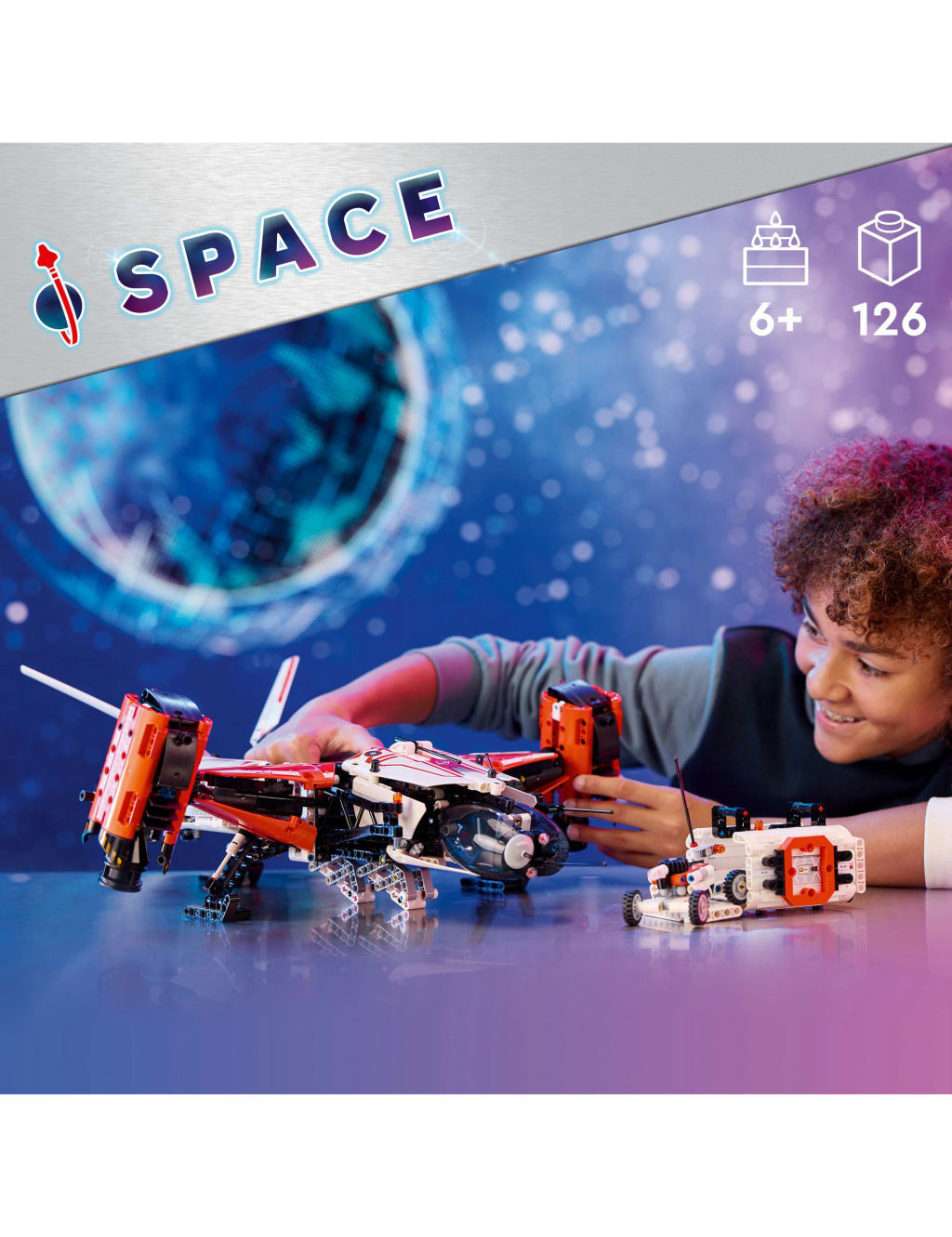 LEGO® Technic VTOL Heavy Cargo Spaceship LT81 42181 (10+ Yrs) | Lego | M&S