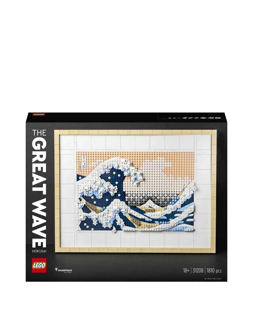 LEGO ART Hokusai - The Great Wave Craft Set 31208 (18+ Yrs) | Lego | M&S