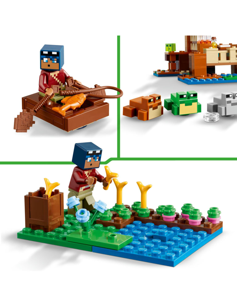 LEGO Minecraft The Frog House Toy with Animals 21256 (8+ Yrs) | Lego | M&S