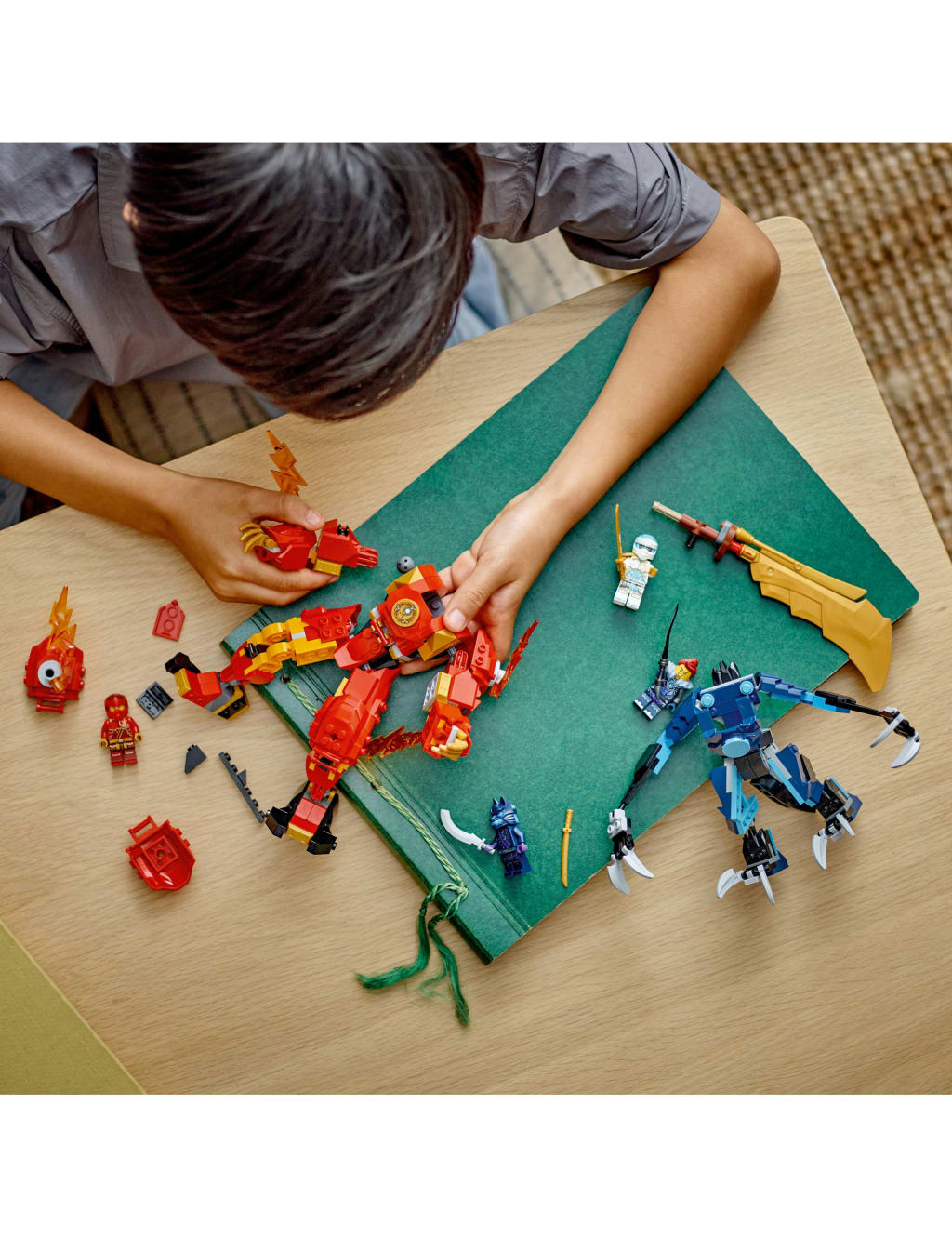 LEGO NINJAGO Kai’s Elemental Fire Mech Toy Set 71808 (7+ Yrs) | Lego | M&S