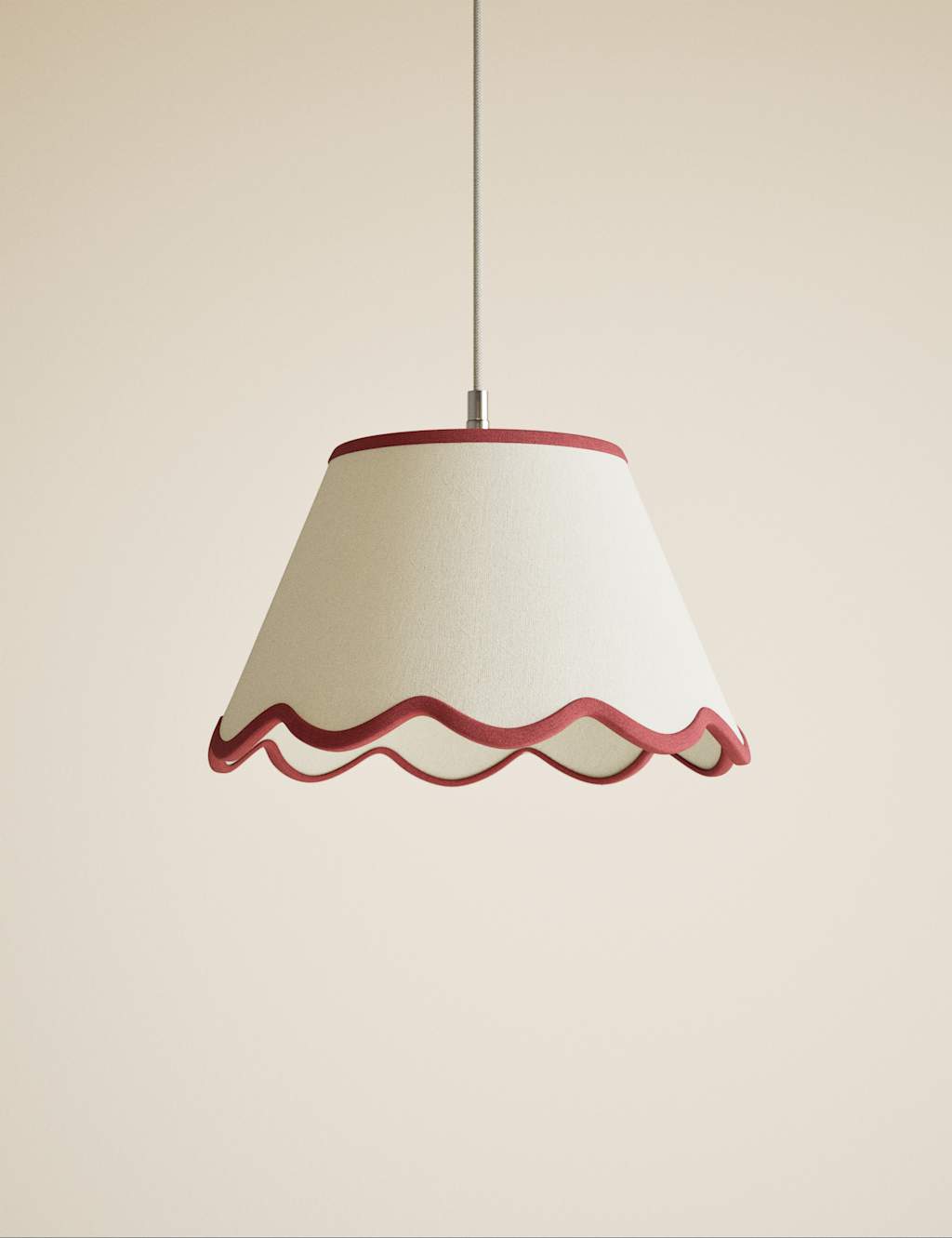Large Scallop Trim Lamp Shade | M&S Collection | M&S
