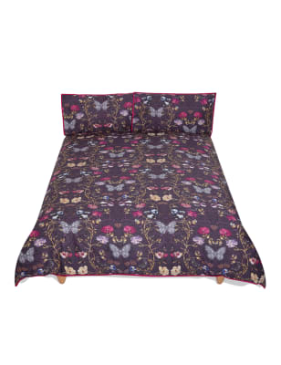 Layla Butterfly Print Bedding Set | M&S
