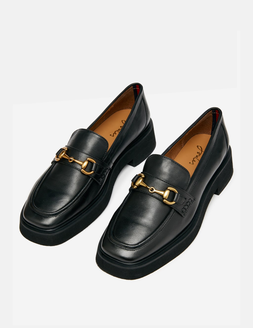 Leather Bar Chunky Loafers | Joules | M&S