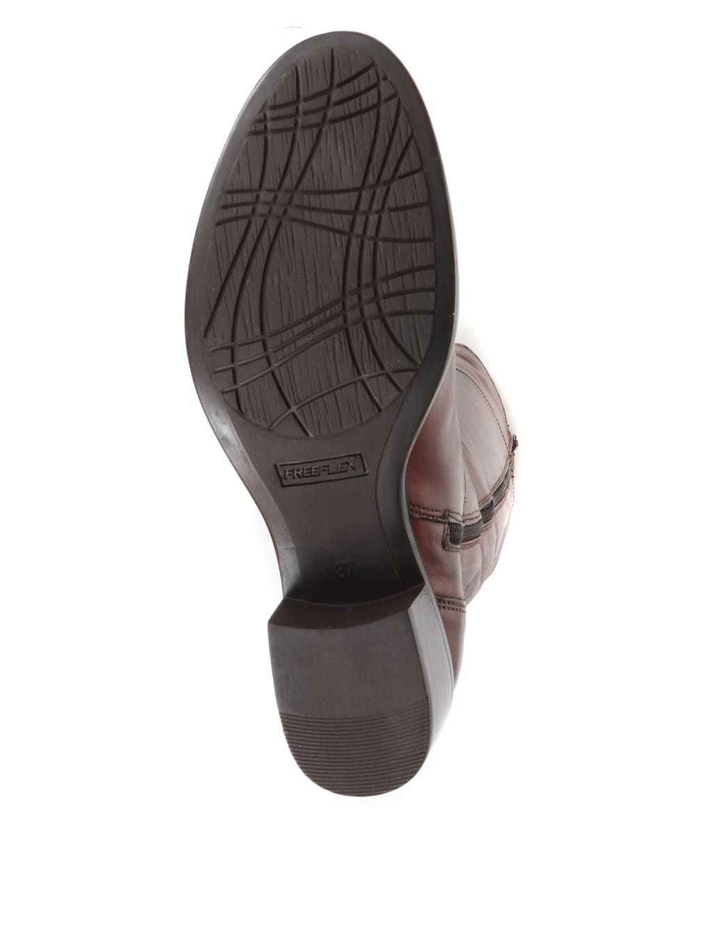 Leather Block Heel Knee High Boots | Jones Bootmaker | M&S