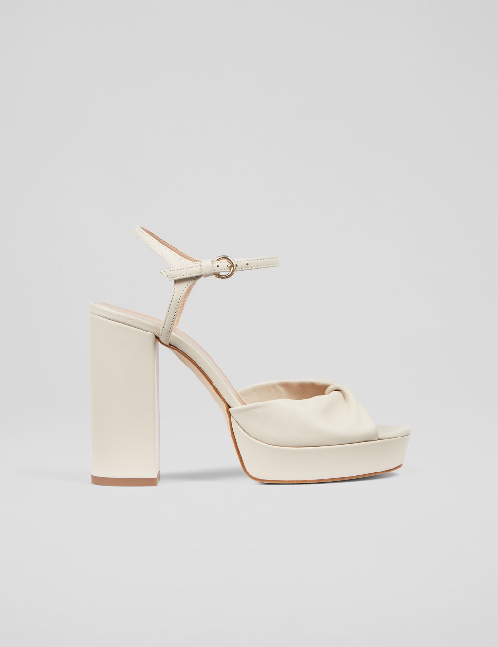 Leather Block Heel Platform Sandals | LK BENNETT | M&S