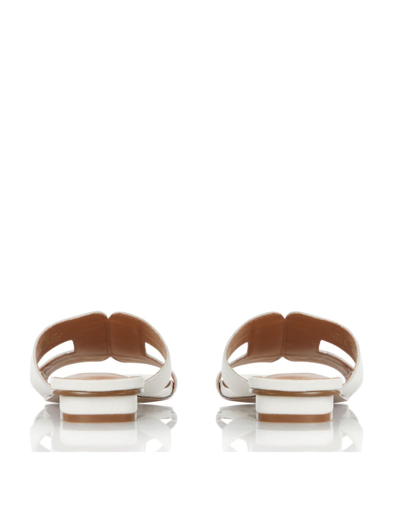 Leather Block Heel Sliders | Dune London | M&S