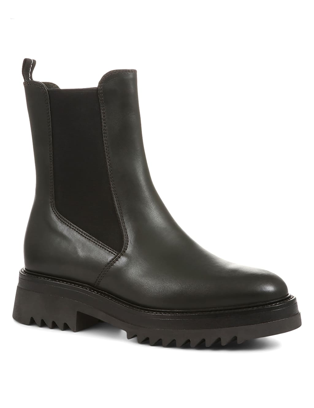 Leather Chelsea Block Heel Ankle Boots | Jones Bootmaker | M&S