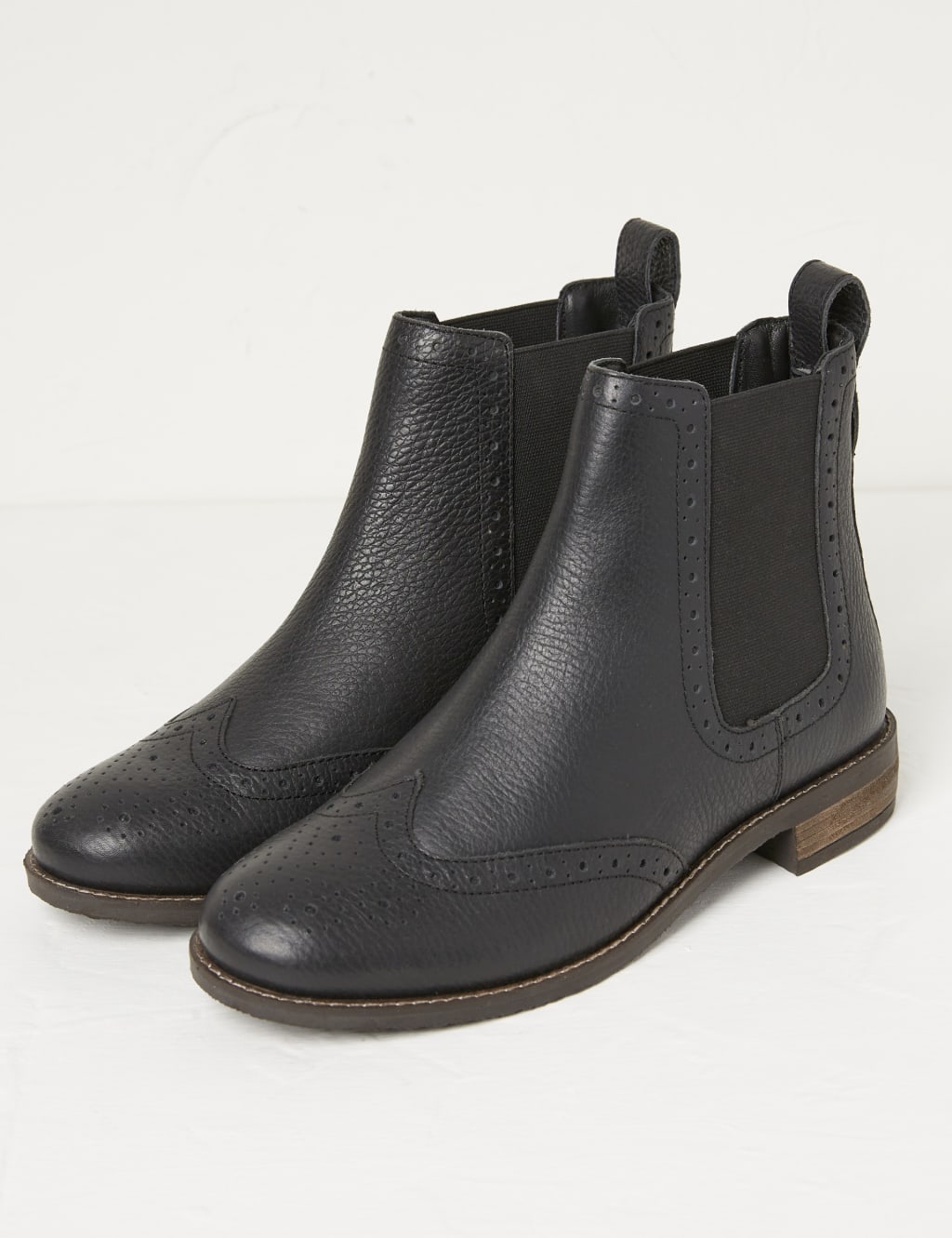 Leather Chelsea Block Heel Ankle Boots | FatFace | M&S