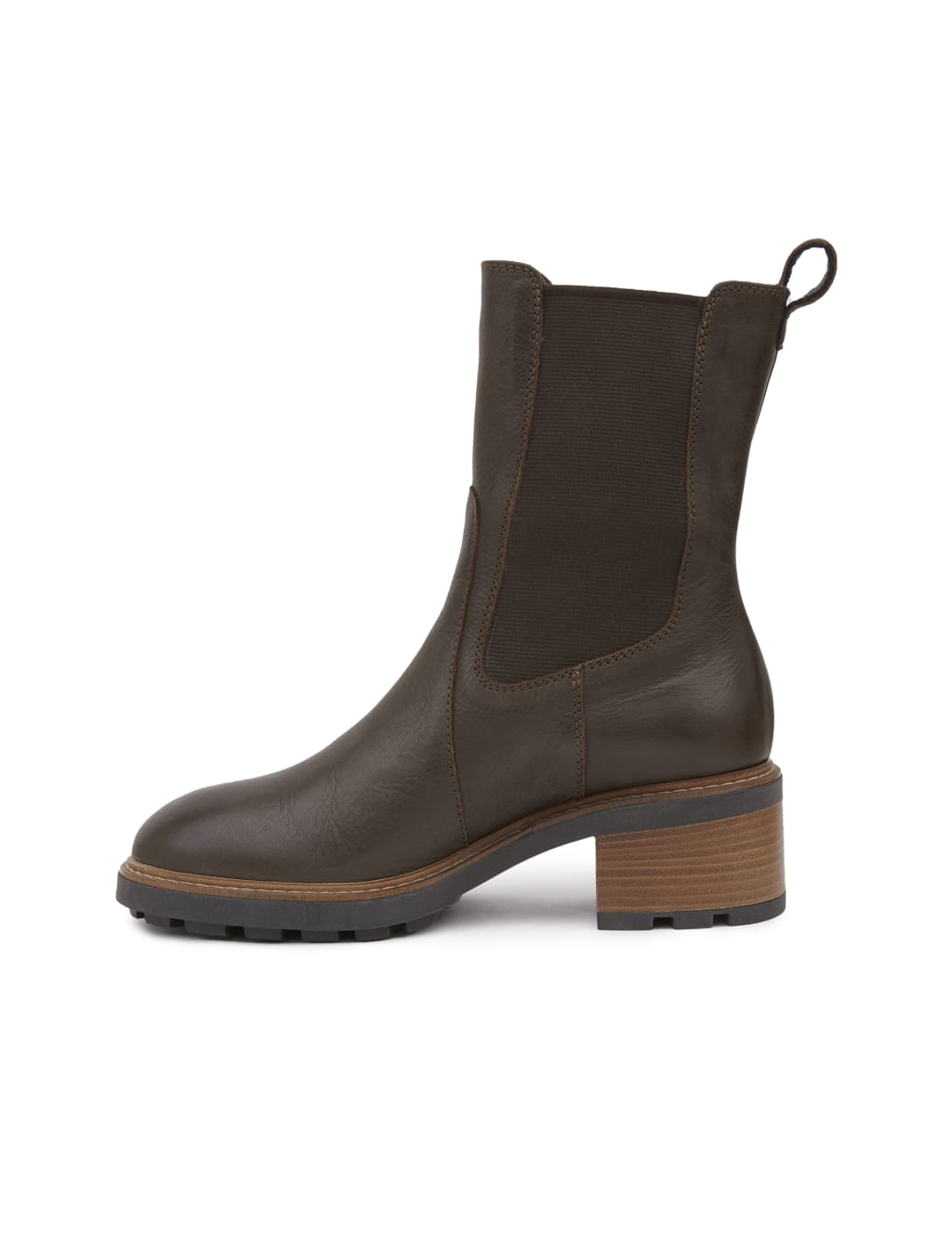 Leather Chelsea Block Heel Boots | Celtic & Co. | M&S