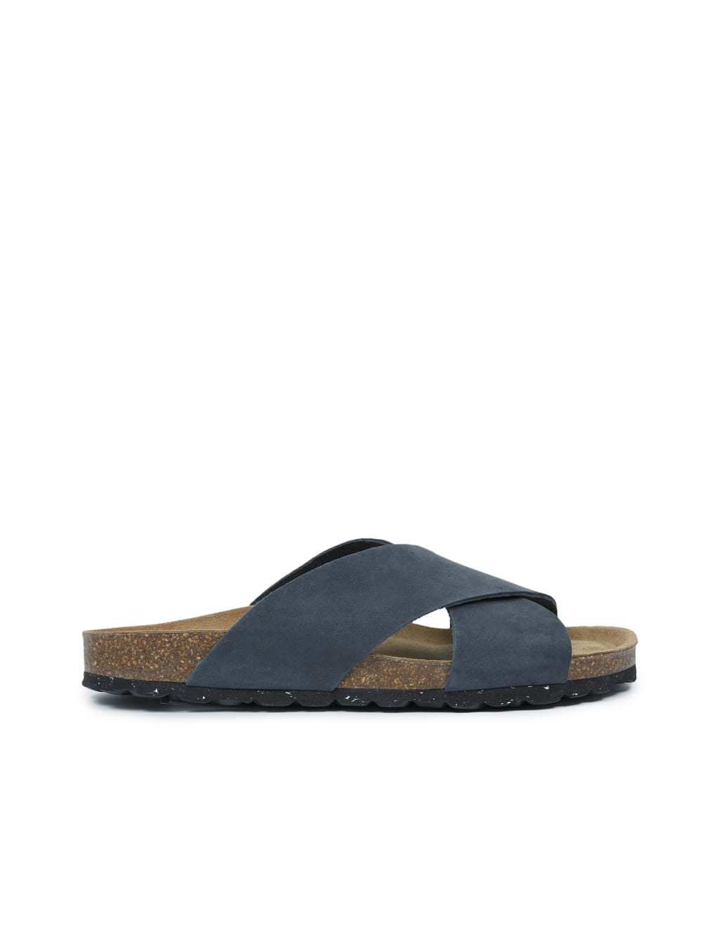 Leather Crossover Flat Sliders | Celtic & Co. | M&S