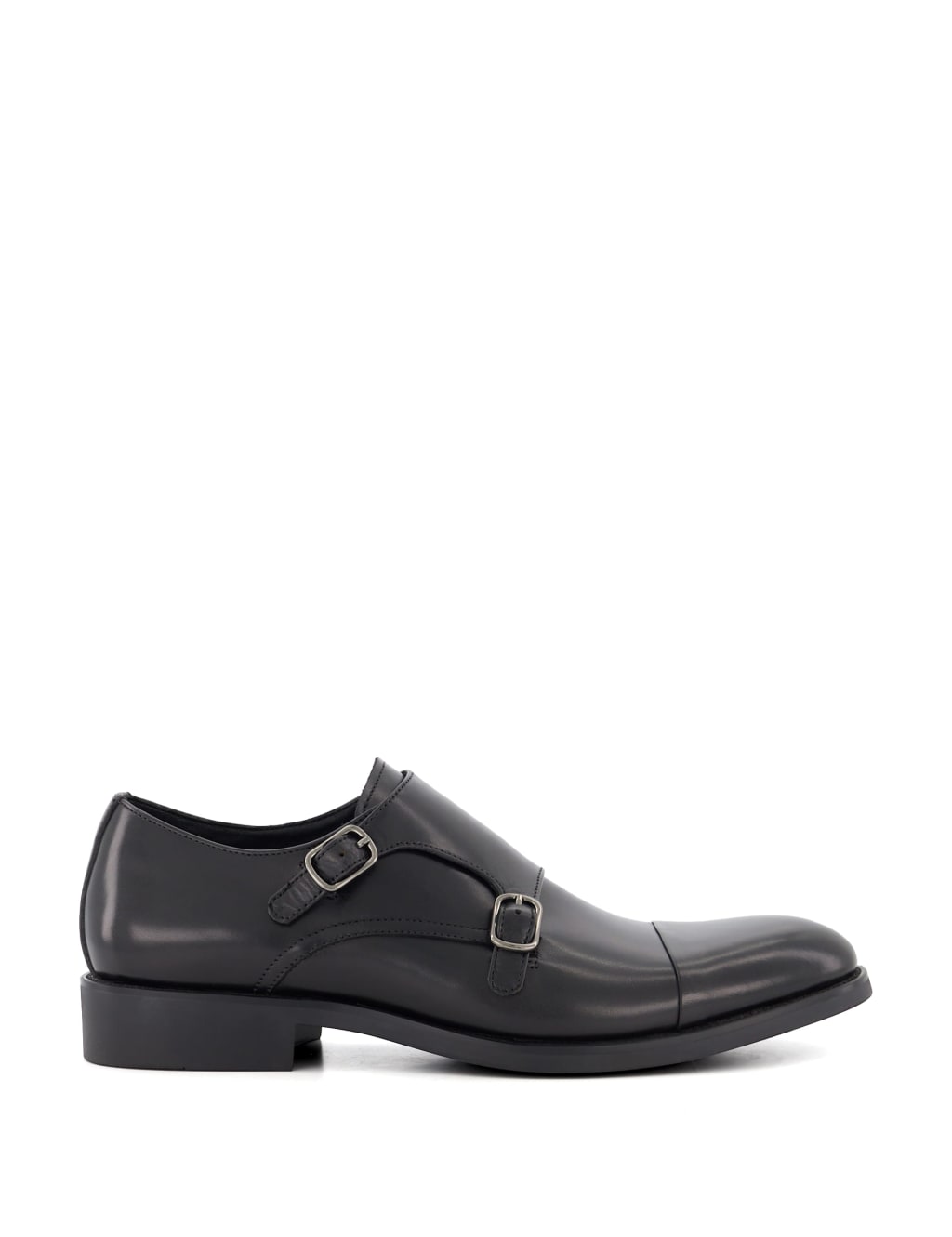 Leather Double Monk Strap Shoes | Dune London | M&S