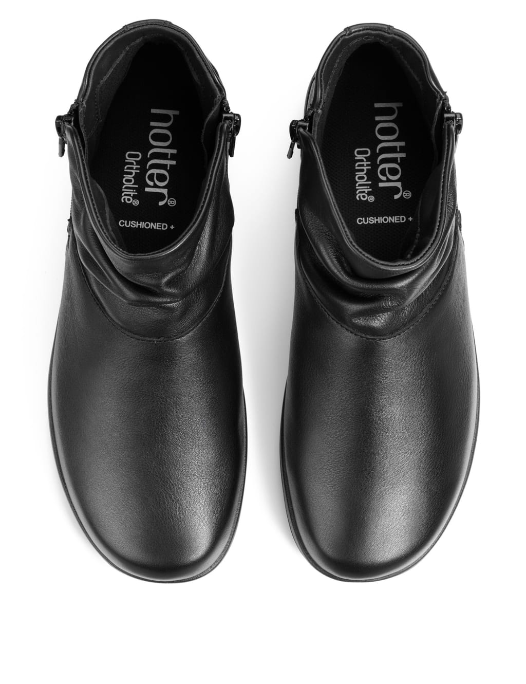 Leather Flat Ankle Boots | Hotter | M&S