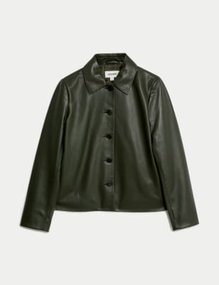 Leather Jacket | JAEGER | M&S