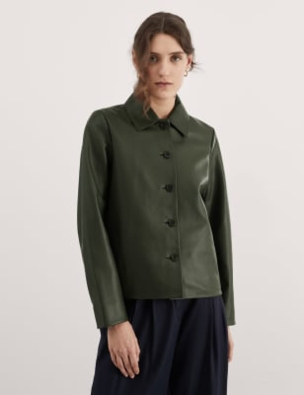 Leather Jacket | JAEGER | M&S