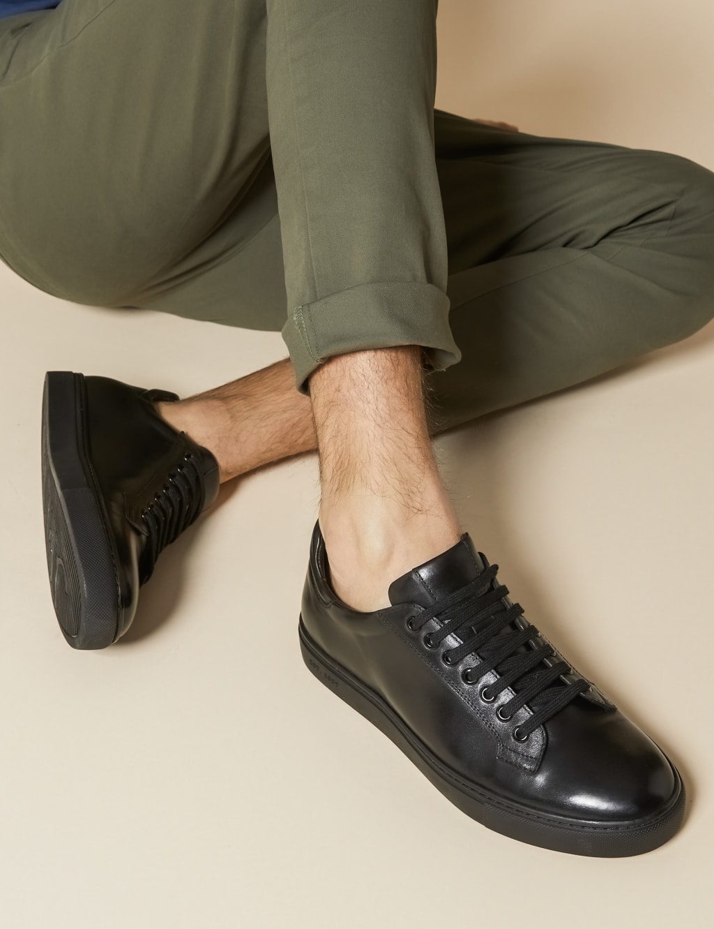 Leather Lace Up Trainers | Jones Bootmaker | M&S