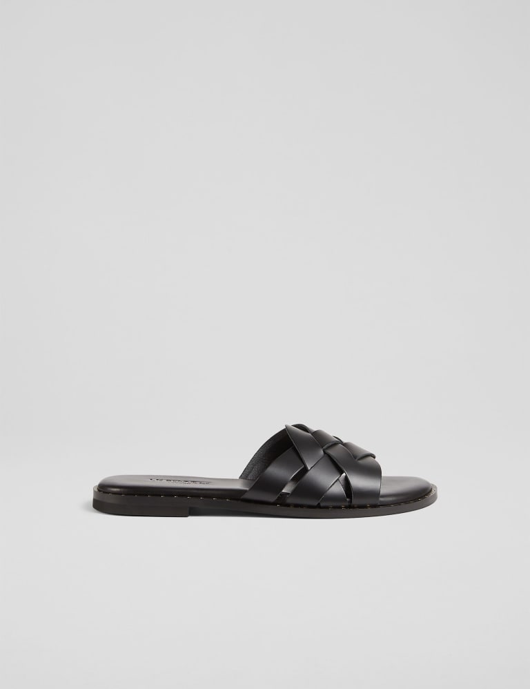 Leather Plaited Sliders | LK BENNETT | M&S
