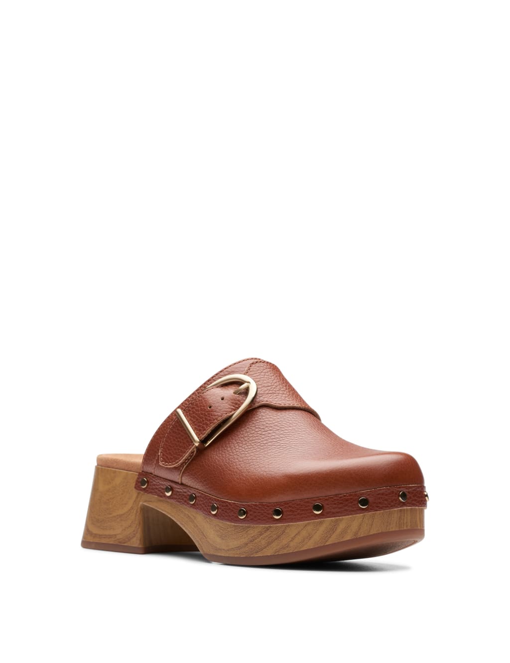 Leather Platform Clogs | CLARKS | M&S