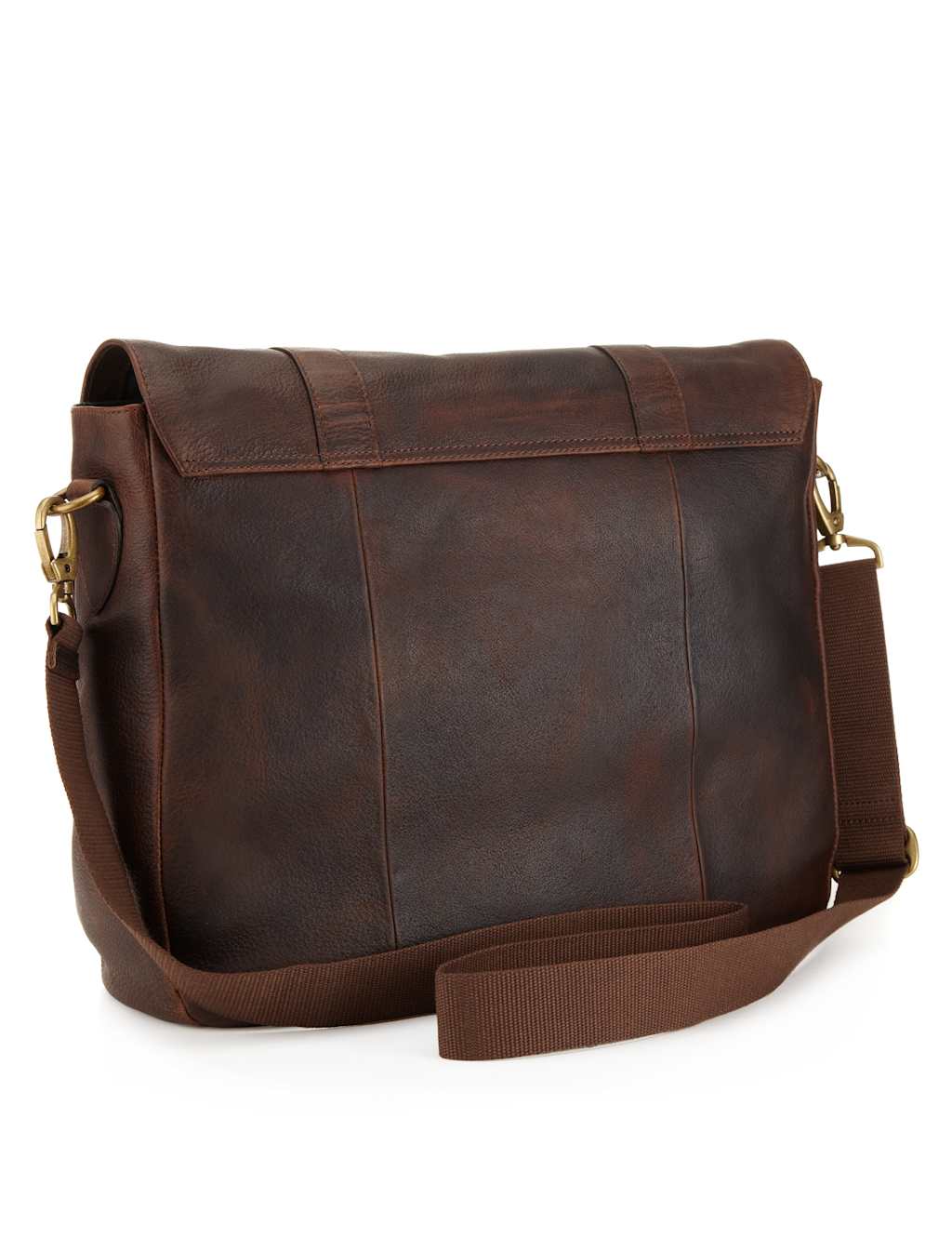 Leather Saddle Dispatch Bag | Blue Harbour | M&S